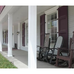 Monsma | WESTBURY 6"X8' SQ FLUTED - GLOSS WHITE